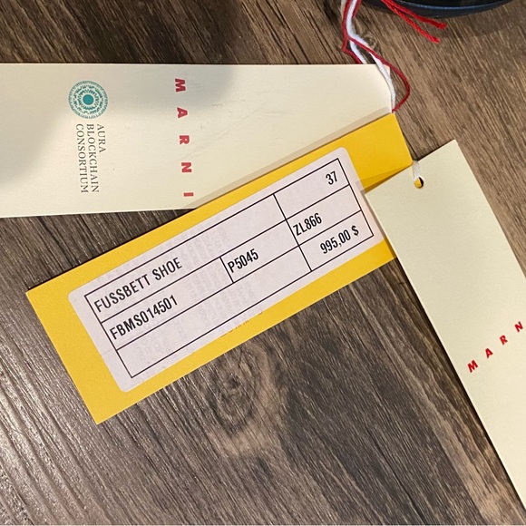 Marni | Shoes | New With Tag Marni Fussbett Leather And Shearling ...